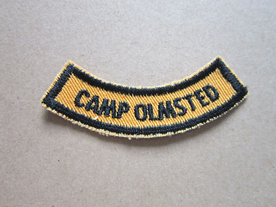Camp Olmsted BSA Woven Cloth Patch Badge Boy Scouts Scouting | eBay UK