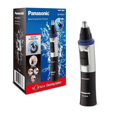 Panasonic Cordless Nose & Ear Men's Hair Trimmer with Vortex Cleaning ...