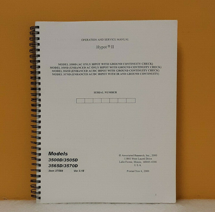 Associated Research Item 37589 Models 3500D/3505D/3565D/3570D Ver.318 ...