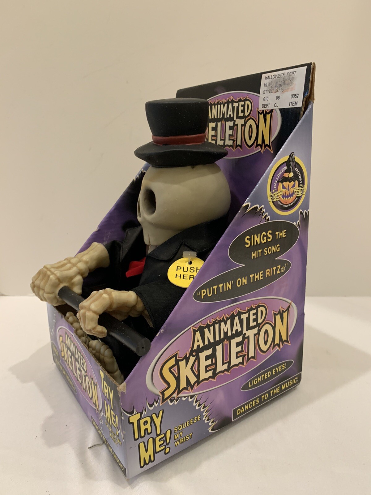 Vintage Gemmy 1998 Animated Skeleton #23718 | eBay