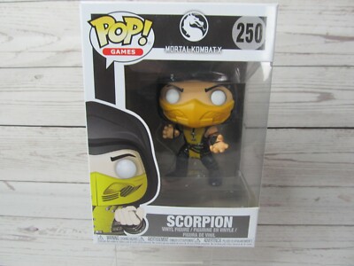 Funko POP! Mortal Kombat X Scorpion Pop Vinyl Figure #250 Rare | eBay
