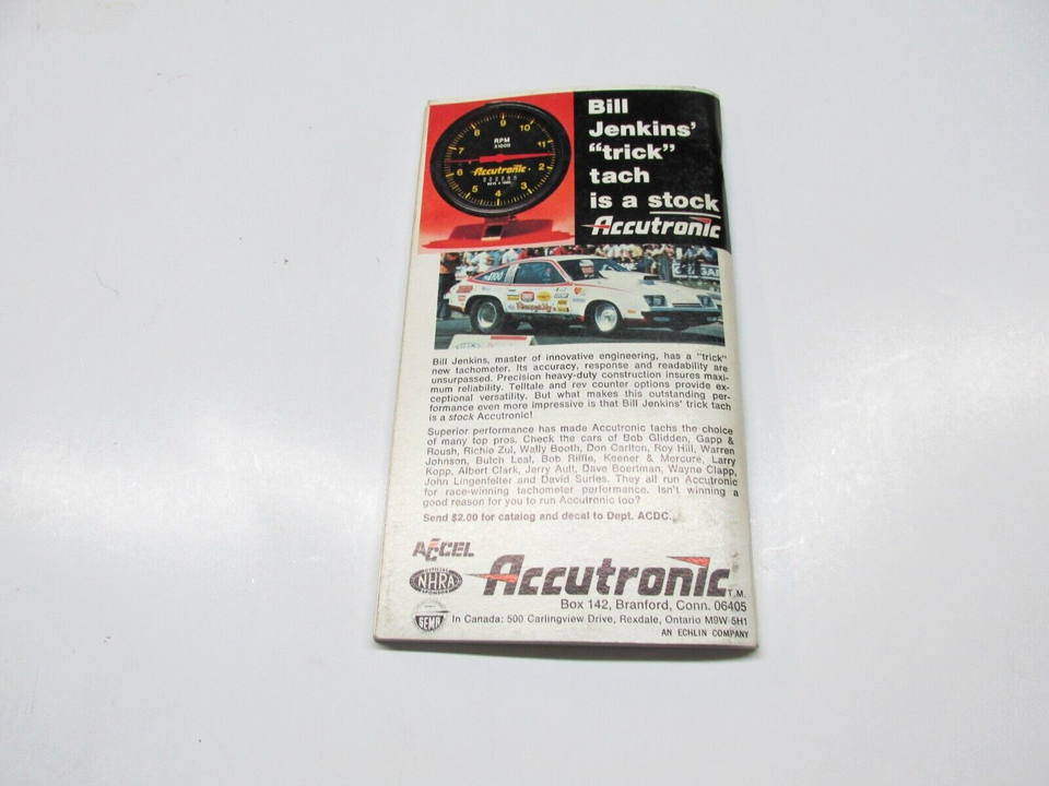 1977 NHRA RULE BOOK DRAG RULES NATIONAL HOT ROD ASSOCIATION | eBay