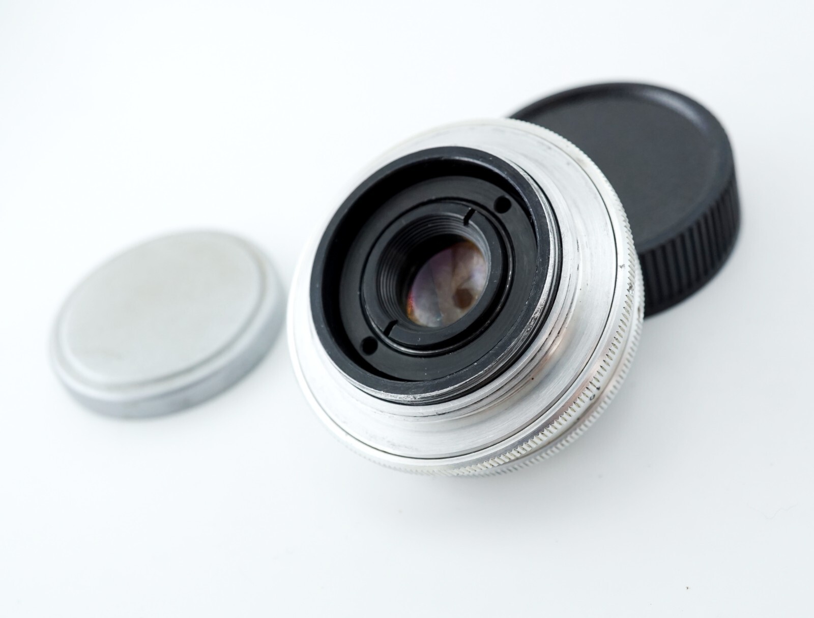Nice vintage SLR Silver KMZ portrait Industar 50 3,5 50mm Zenit lens ...