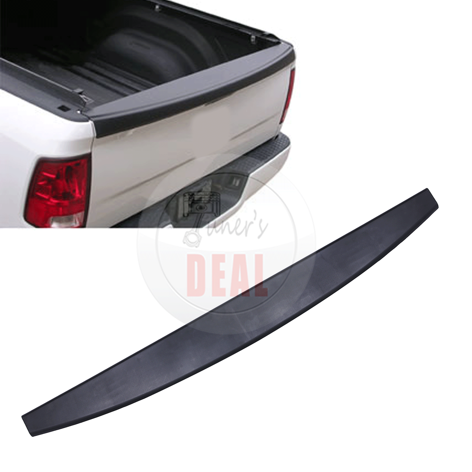 For 2019-2024 Dodge Ram 1500 Rear Tailgate Spoiler Cap Molding Black ...