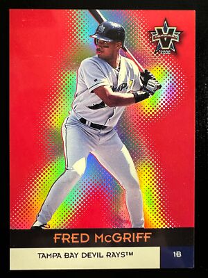 Fred McGriff 2000 Pacific Vanguard Baseball Card Tampa Bay Devil Rays ...