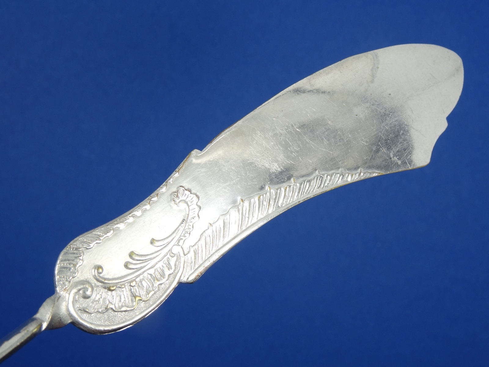 ANTIQUE VINTAGE EXTRA COIN SILVER PLATE BUTTER KNIFE ~ 7" | eBay