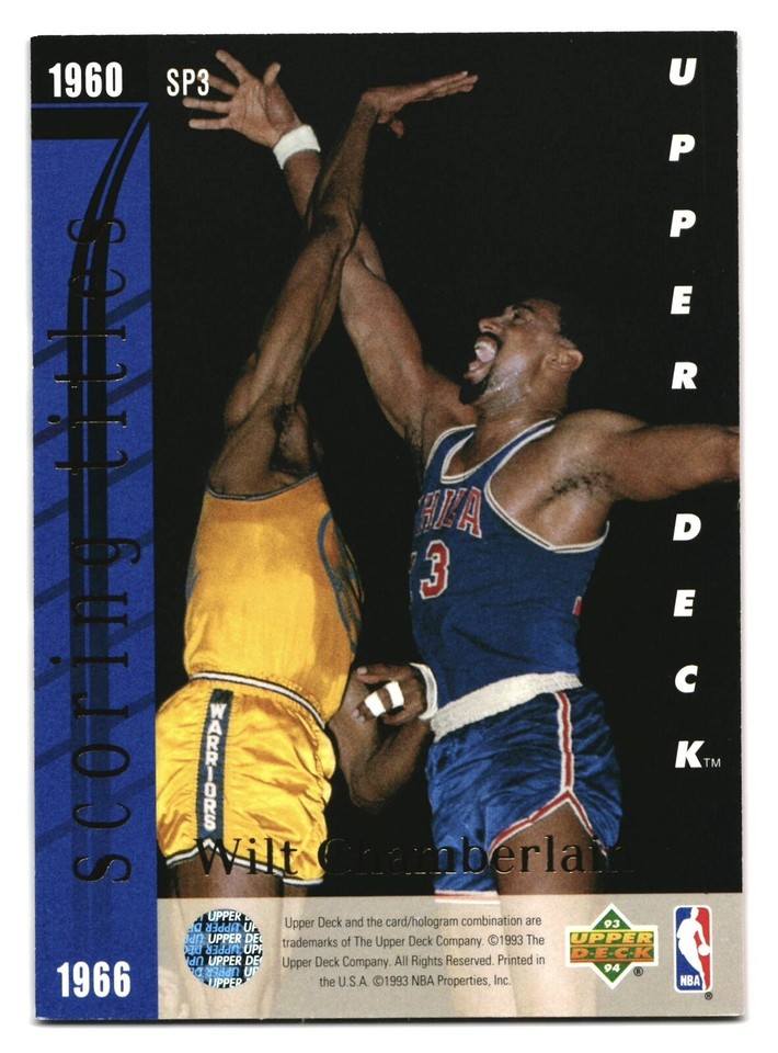 1993-94 Upper Deck Michael Jordan Wilt Chamberlain Chicago Bulls 76ers ...