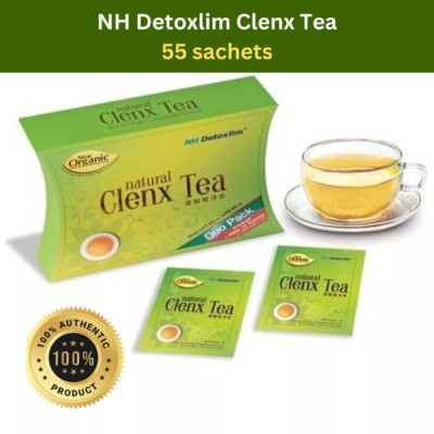 NH Detoxlim Clenx Tea for Natural Weight Loss & Detox 55 Sachets (Exp03 ...