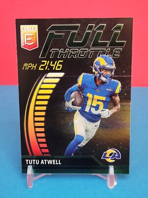 2023 Donruss Elite - Full Throttle Green #FT-TA Tutu Atwell - Los ...