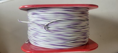 Belden 8522 #18awg Hook-up/Lead Wire 80C 1000V White Violet /50ft | eBay