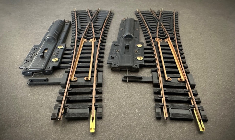 HO ATLAS WYE Custom Line Switch Tracks Brass Code 100 w/ Switch Motors ...