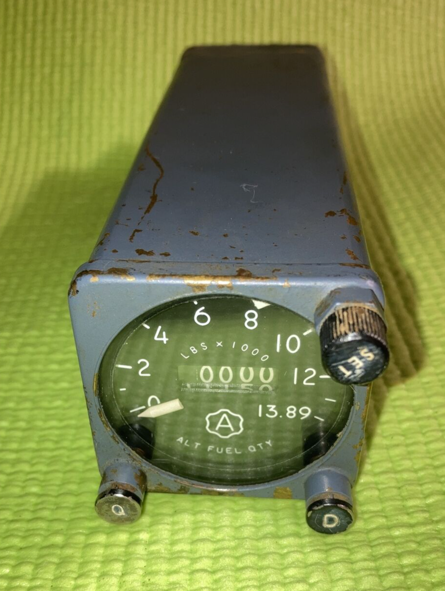 B118314W Liquidometer Alt Fuel Qty Indicator (CORE) Display Sim DC-8 ...