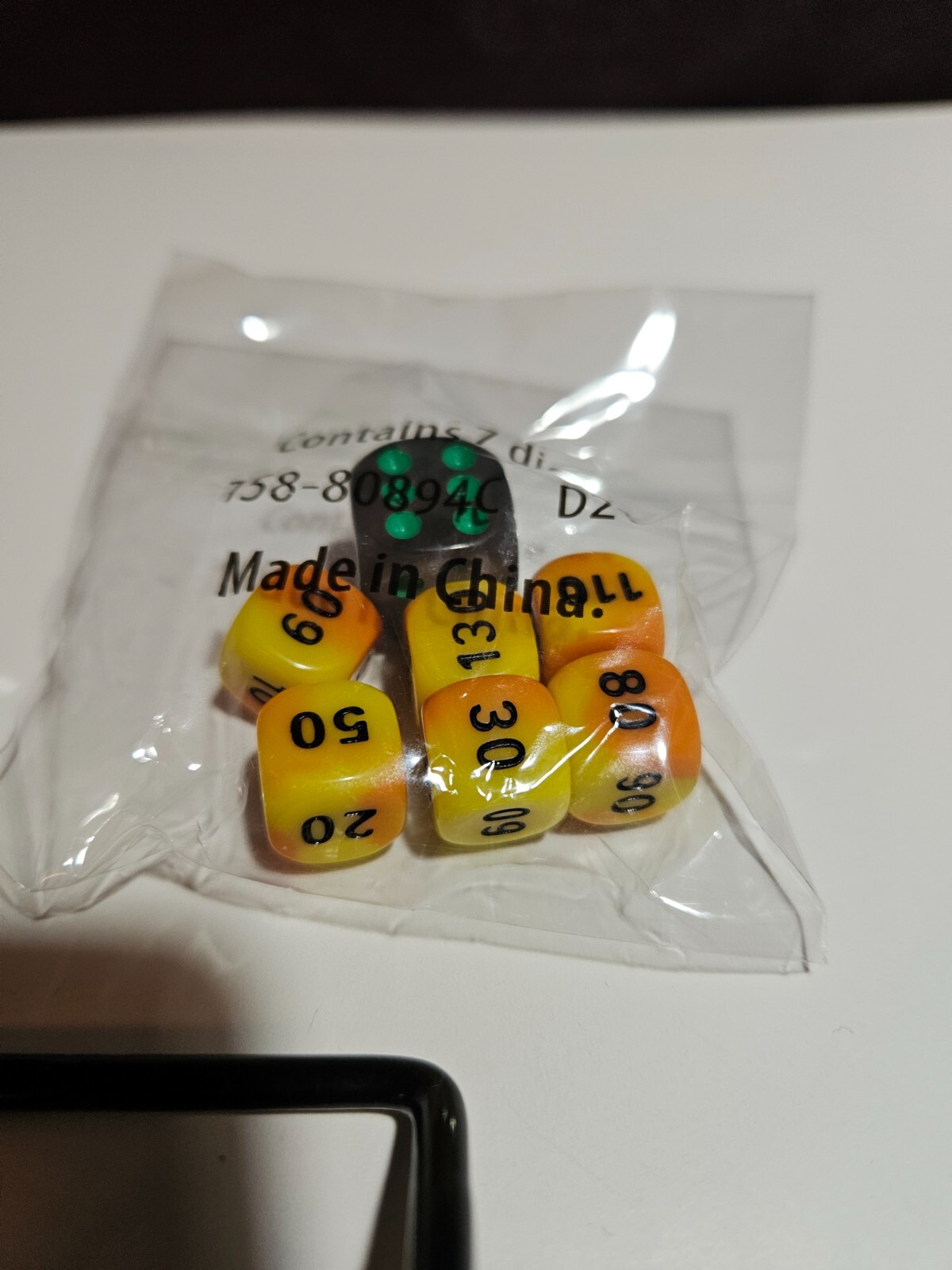 Pokemon TCG Dice Set New. Orange/Yellow. | eBay UK