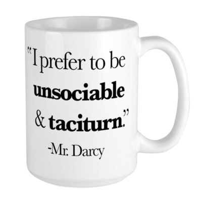 CafePress Mr Darcy I Prefer To Be U Large Mug (97766166) | eBay