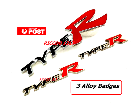 badges for Honda type R 3 badges, 2 small 1 large | eBay Australia