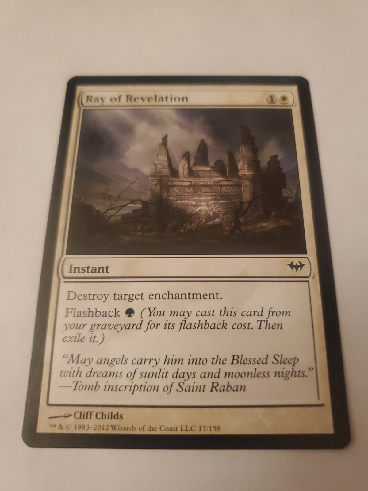 MTG Ray of Revelation Dark Ascension 17/158 Regular Common | eBay