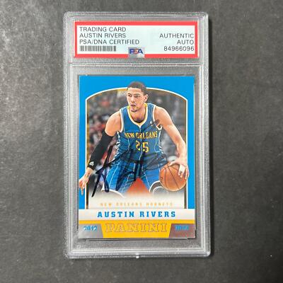 2012-13 Panini #261 Austin Rivers Signed Card AUTO PSA Slabbed RC ...