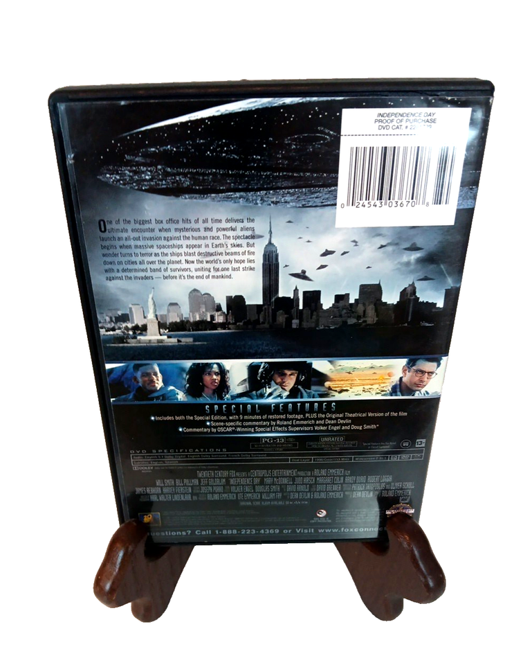 Independence Day (DVD, 2000, 2-Disc Set, Five Star Collection ...