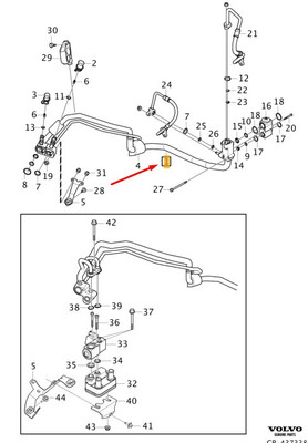 Volvo XC90 MK2 A/C-Klimaanlagenschlauch 31694258. Originalteil | eBay.de