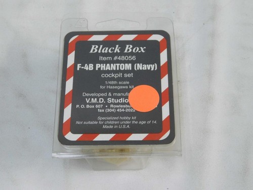 1/48 Black Box F-4B PHANTOM Navy Resin Cockpit Detail Set For Hasegawa ...