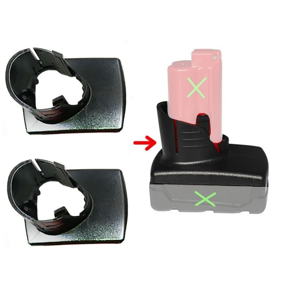 2Pack Battery Plastic Case Top Shell,For-Milwaukee,48-11-2411 Li-ion-Battery | eBay