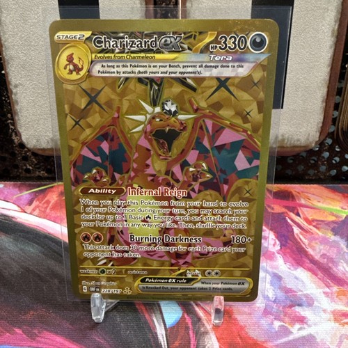 Charizard ex 228/197 – Gold Hyper Rare – Obsidian Flames – NM – Pokémon ...