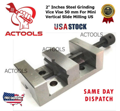 Steel Grinding Vice Vise 50 mm For Mini Lathe Milling Vertical Slide ...