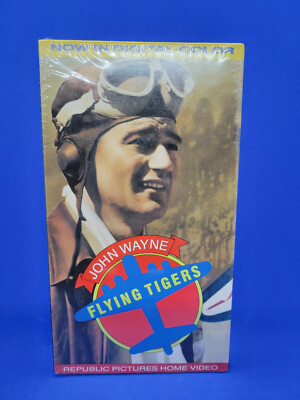 Flying Tigers - John Wayne New, Sealed [Colorized VHS, 1990 ...