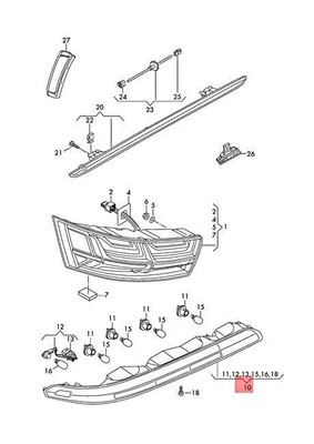 Genuine Tail Light Rear Lamp Left AUDI Q7 4MB 4M0945095A | eBay