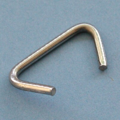 100 x STAINLESS STEEL HOG RINGS 3/4" FENCING CAGES CRIMPING SHOCK CORD ...