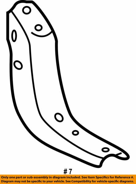 51797-60130 Toyota Bracket, side step, no.3 rh 5179760130, New Genuine ...