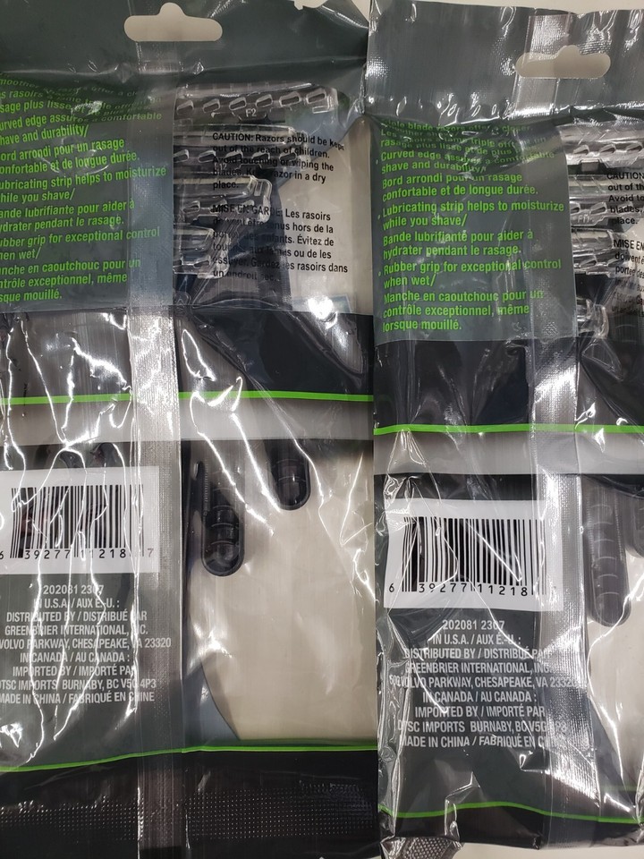 (TWO) ASSURED FOR MEN TRIPLE BLADE RAZORS - PACKAGE of FIVE (5) | eBay