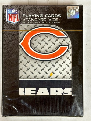 NFL Chicago Bears Playing Cards, New (Diamond Plate) | eBay