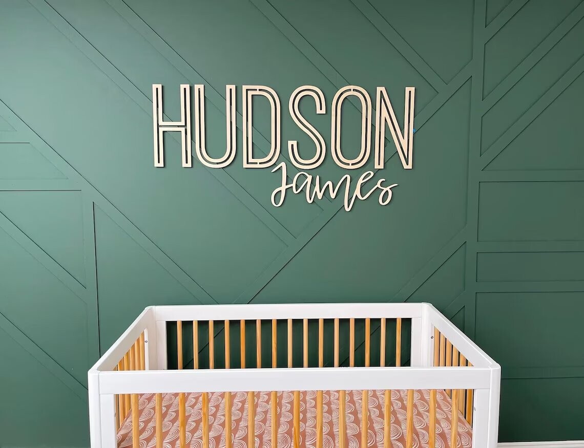 Baby Room Wooden Sign Cozy Farmhouse Style Nurseries In White And