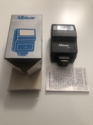 Vintage Albinar 15M Automatic Electronic Flash new, open box., see ...