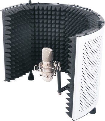 SoundLab Studio Microphone Adjustable Reflection Screen / Vocal ...