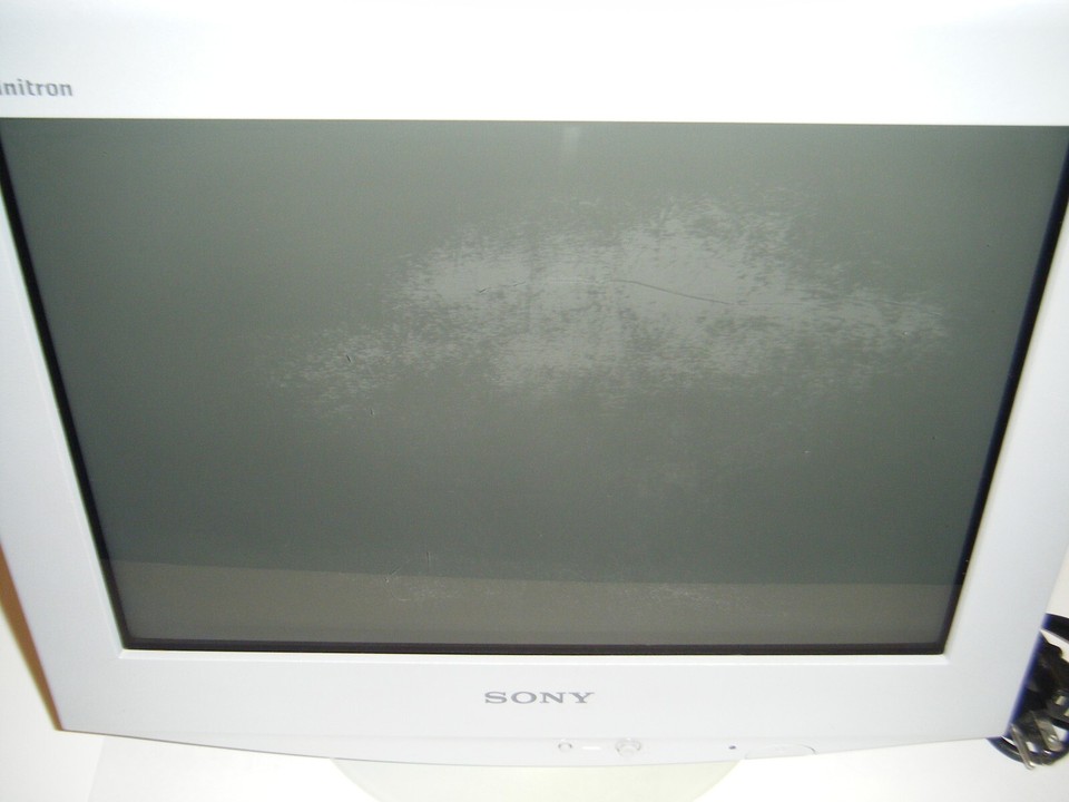 Sony Model CPD-G220R Trinitron 16" Color CRT Computer Monitor (AS-IS ...