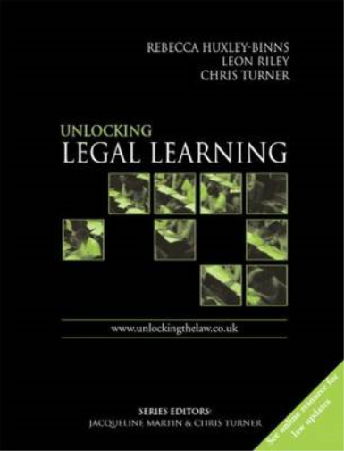 Unlocking Legal Learning (Unlocking Law), Leon Riley LLB MBA & Chris ...