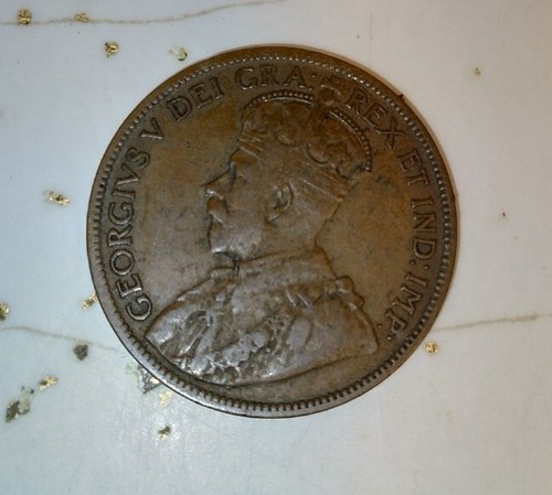 Canada One Cent Coin 1917 Georgivs V Dei Rex Et Ind Imp | eBay