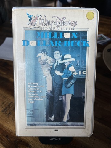 Walt Disney Home Video Million Dollar Duck (VHS, 1971) VINTAGE ...