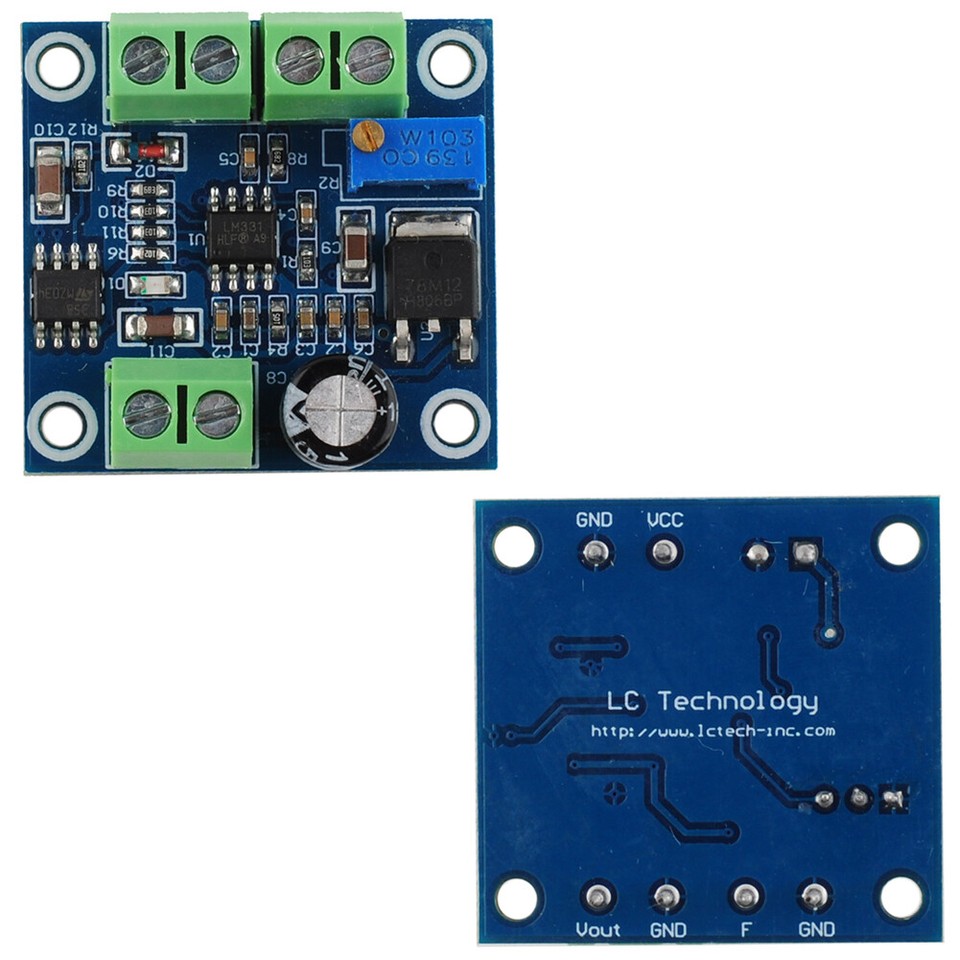 5pcs Frequency to Analog Voltage Module 0-1KHz to 0-10V Converter Board ...