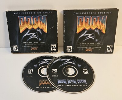 Doom: Collector's Edition PC CD-Rom 2001 Windows First Person Shooter ...
