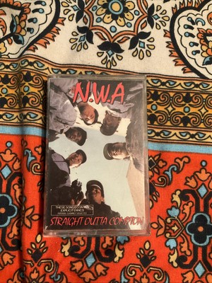 NWA Straight Outta Compton Cassette Tape Ruthless Records 1988 Priority ...
