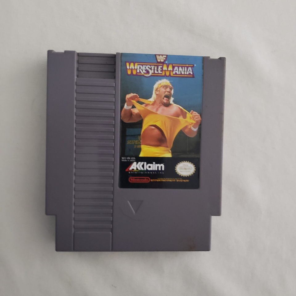 WWF Wrestlemania - Nintendo NES Game Authentic Tested + Working | eBay