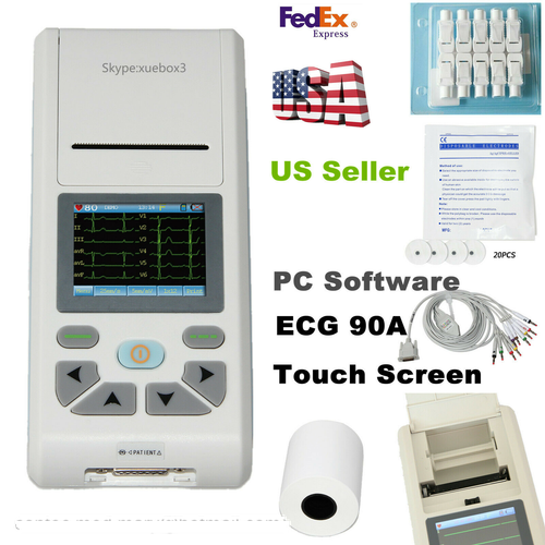 CONTEC ECG80A Portable Cardiology ECG Machine for sale online | eBay