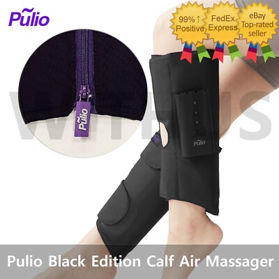 Pulio Black Edition Wireless Heat Air Pressure Calf Massage Machine Air ...