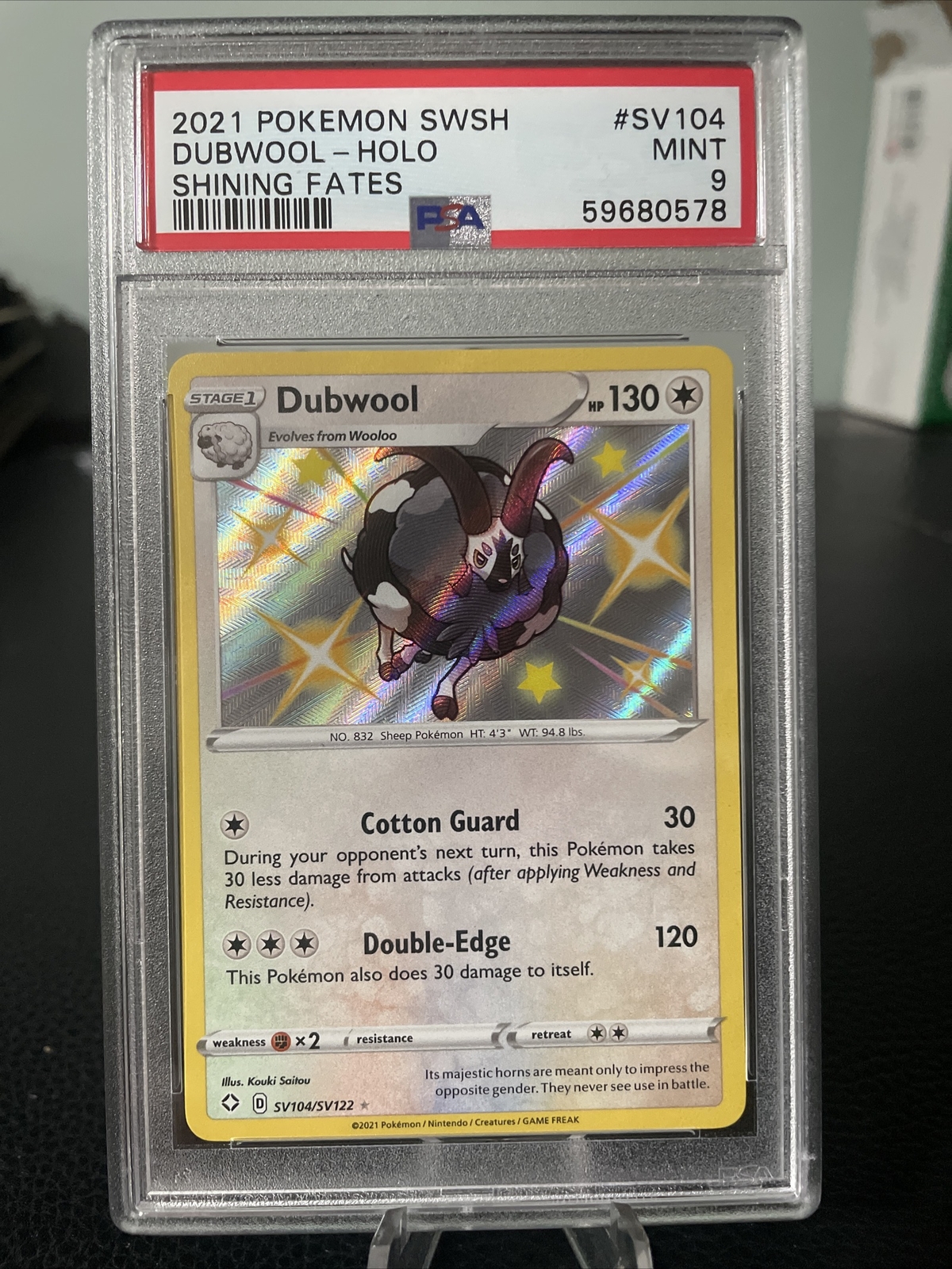 Dubwool SV104/SV122 Shining Fates: Shiny Vault Holo for sale online | eBay