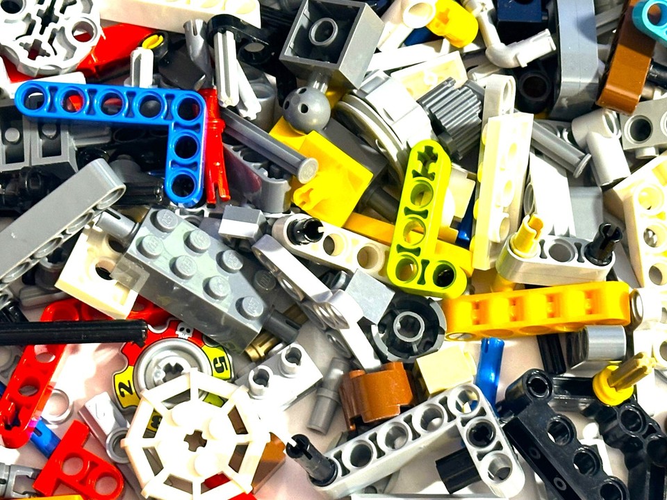 210+ Small Lego Technic Pieces Lot: connectors pins axles liftarm bush ...