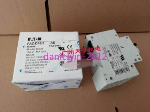 1pcs New circuit breaker FAZ-D16/3 3P D16A UL #A6-39 | eBay