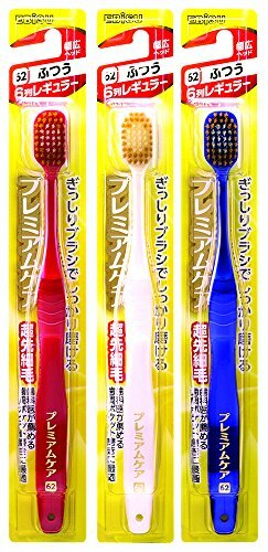Ebisu Premium Care Toothbrush 6 rows regular regular 3 pairs (color ...